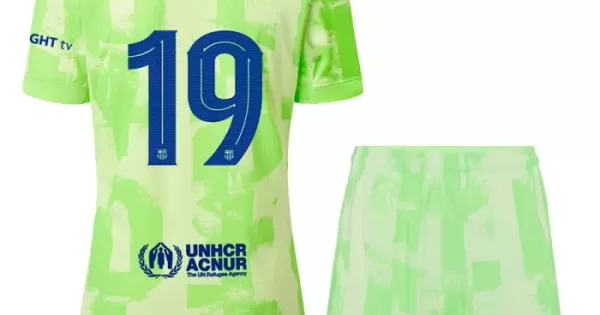 FC Barcelona Lamine Yamal 19 Pelipaita Lasten Kolmas 2024-2025
